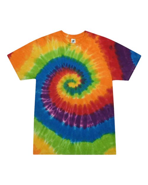 Colortone Youth Multi-Color Tie-Dyed T-Shirt - Prism - Colortone 1000Y ...