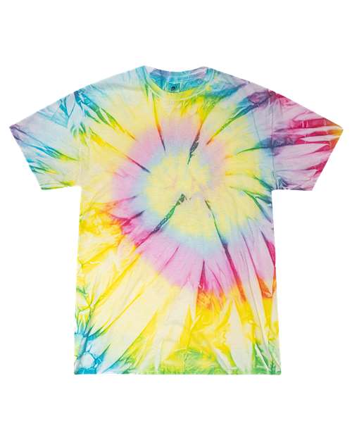 Colortone Youth Multi-Color Tie-Dyed T-Shirt - Lollypop - Colortone 10 ...