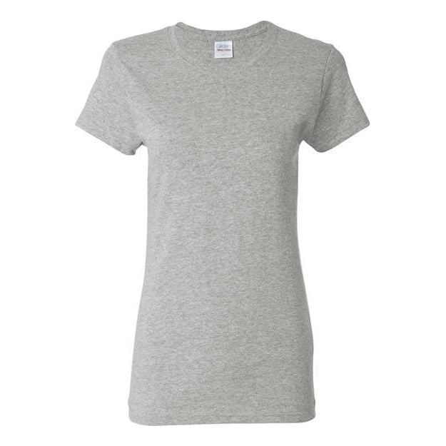 Gildan Women's Heavy Cotton™ T-Shirt - Sport Grey - Gildan 5000L – Joe ...