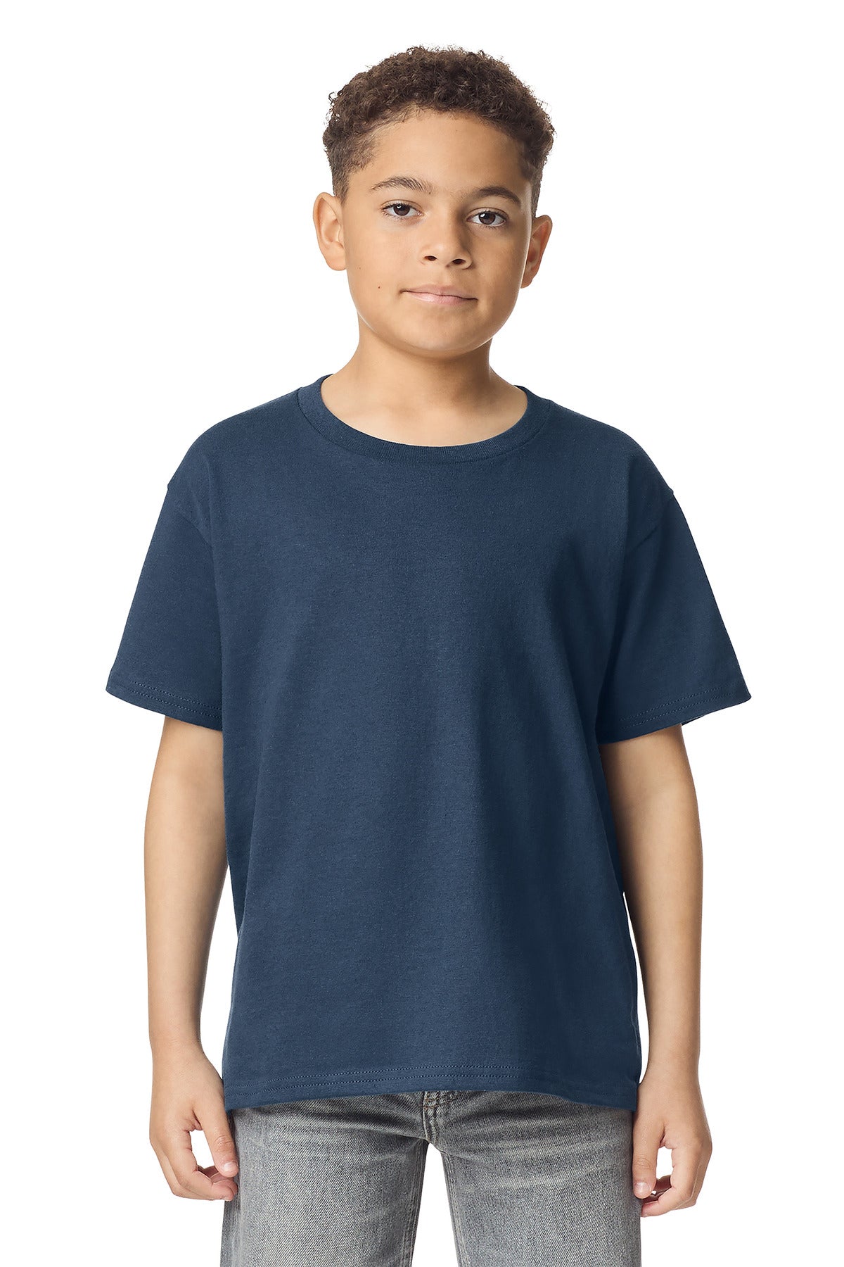Gildan ® - Youth Heavy Cotton ™ 100% Cotton T-Shirt. 5000B - Blue Dusk ...