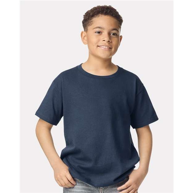 Gildan Youth Heavy Cotton™ T-Shirt - Blue Dusk - Gildan 5000B – Joe's USA