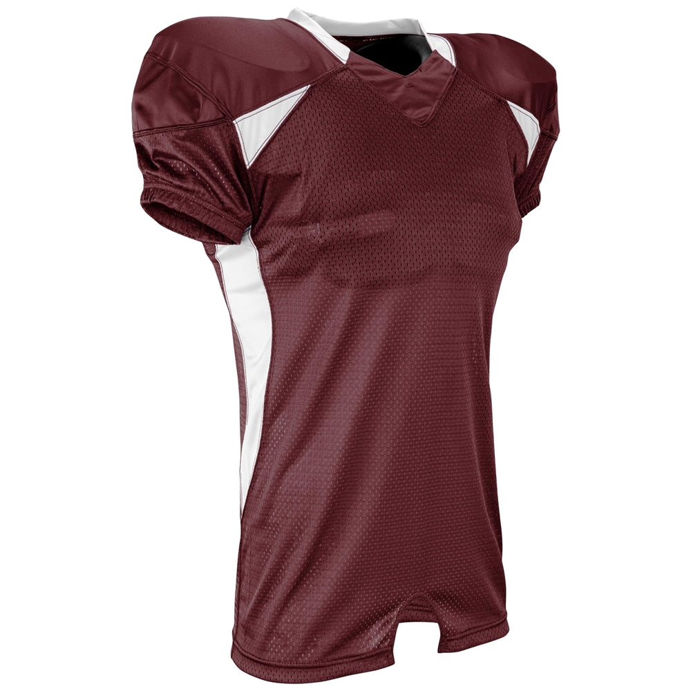 Champro Huddle Football Jersey - MAROONWHITE | Champro FJ20-MAROONWHIT ...