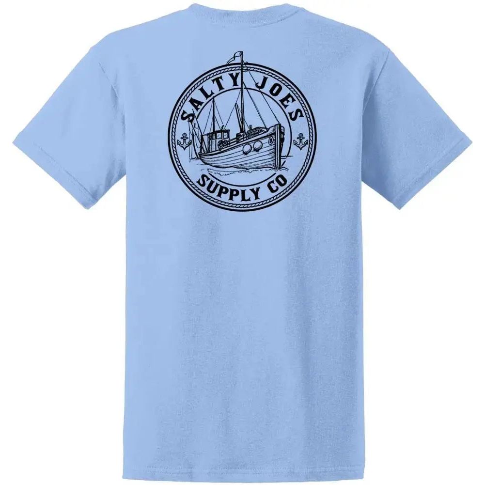 Salty Joe's Fishing Trawler Heavyweight Tee - Joe's Surf Shop – Joe's USA