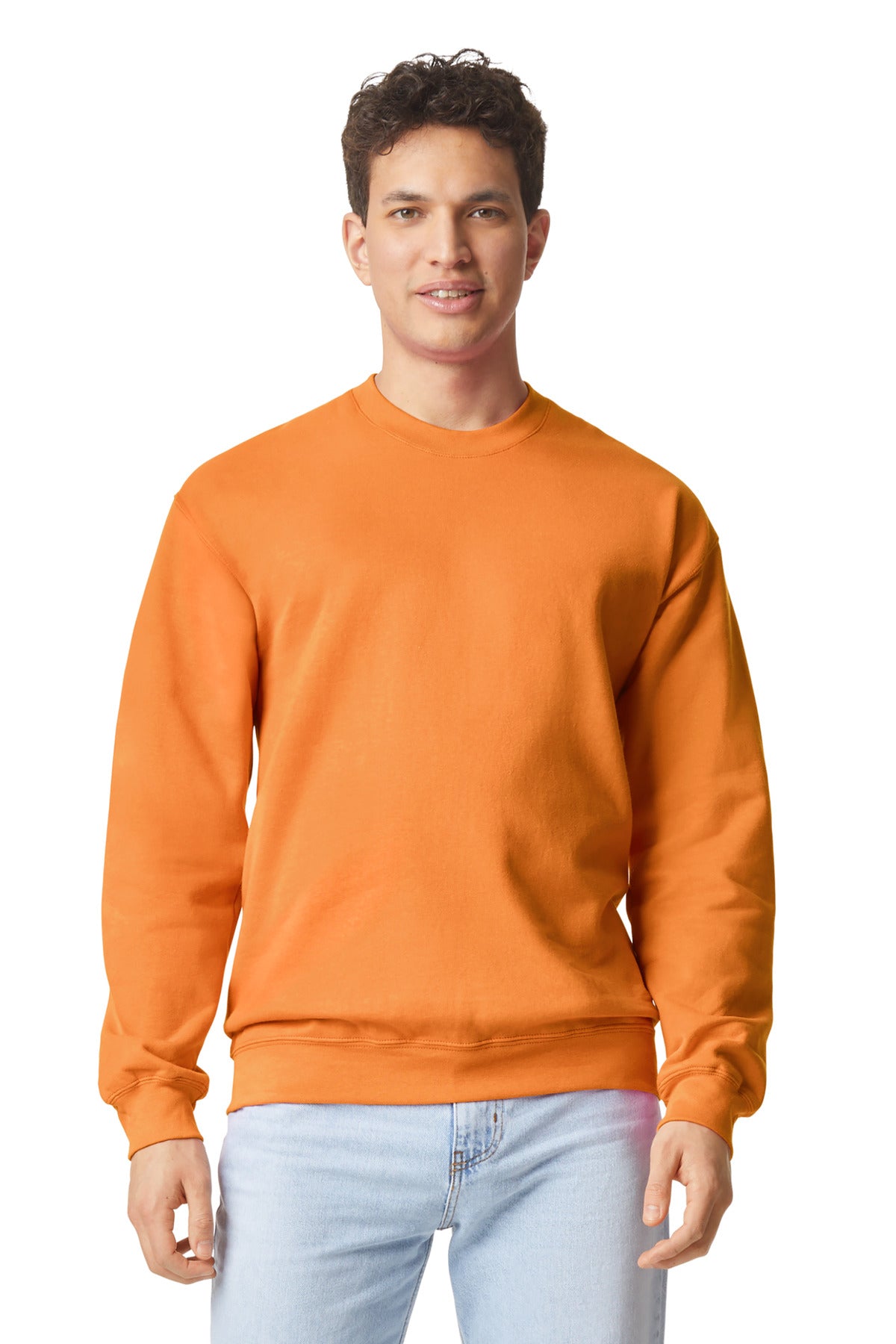 Gildan ® Softstyle ® Crewneck Sweatshirt SF000 - Tangerine - Gildan SF ...