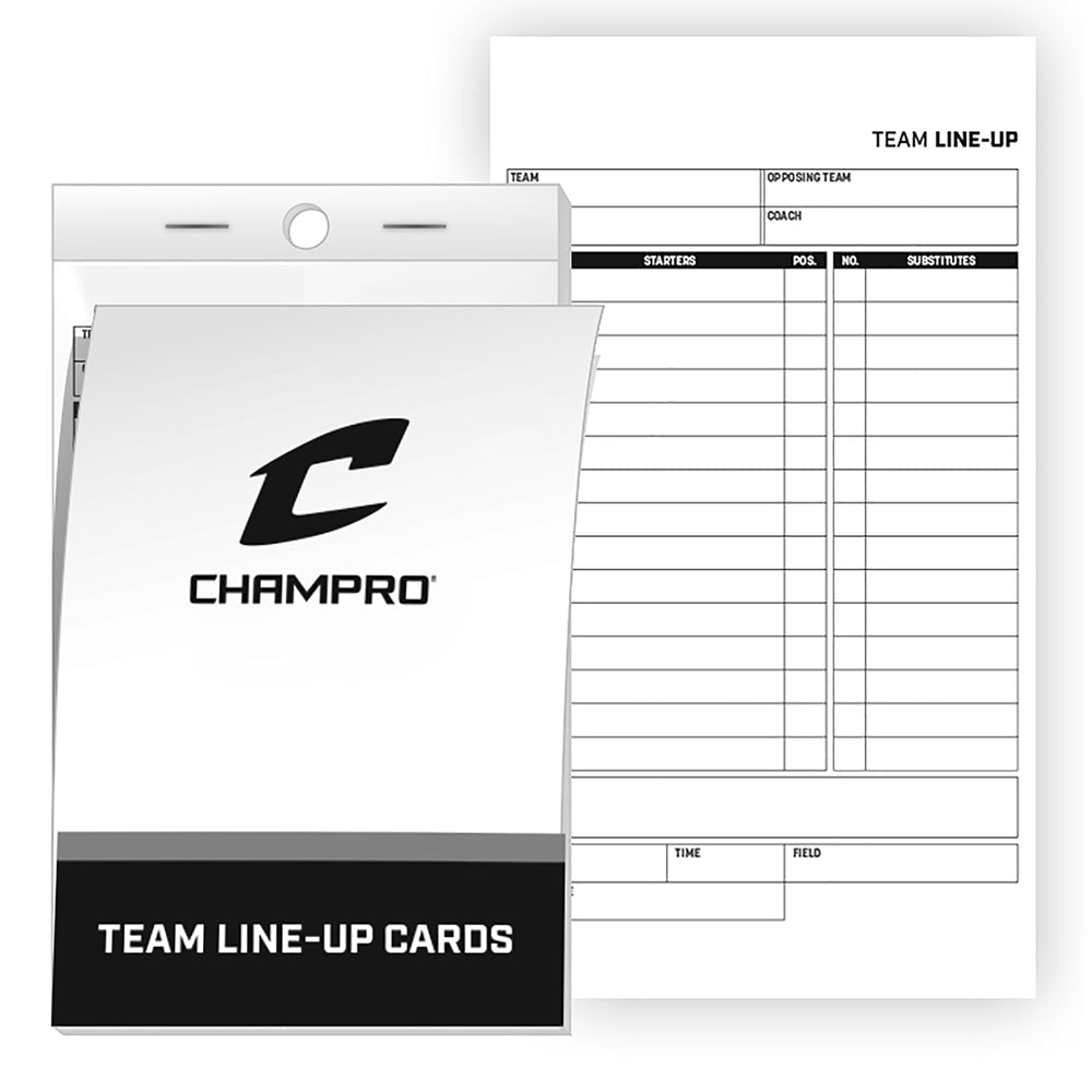 Line-up Cards | Four-Part Form | Coaches & Teams – Joe's USA